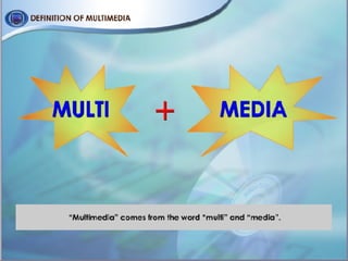 Definition Of Multimedia | PPT