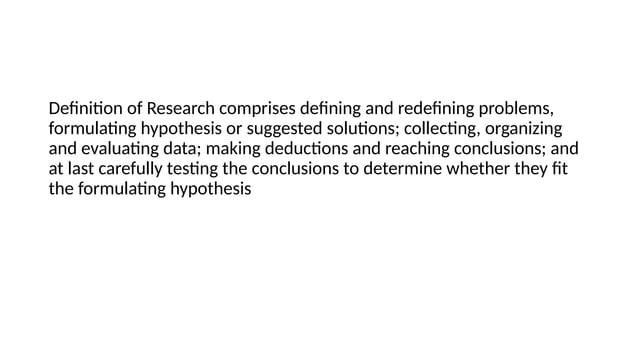 Definition-of-Scientific Research for graduate program | PPTX | Science