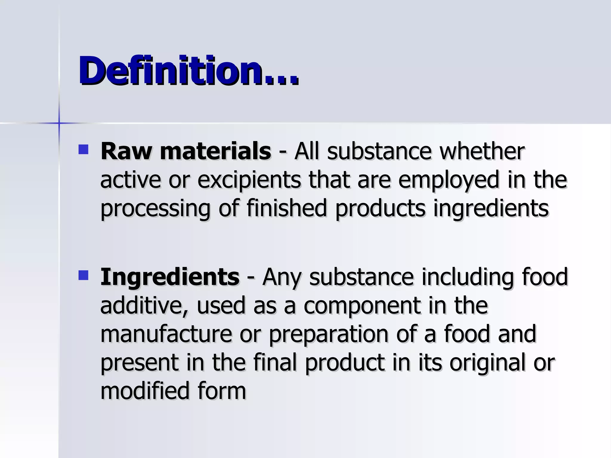 Definition Of Terms | PPT