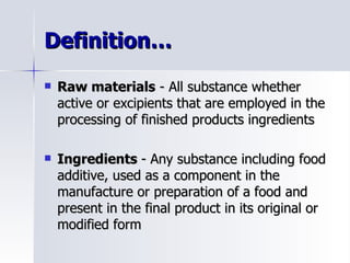Definition Of Terms | PPT