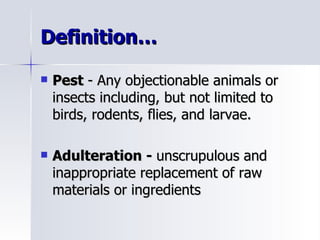 Definition Of Terms | PPT