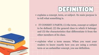 definition-ppt.pdf reading and writing 3rd quarter stem grade 11 | PDF