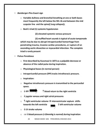 Definition 0 f pericardial diseases | DOCX | Heart and Cardiovascular ...