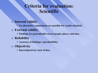 Definition of Evaluation | PPTX