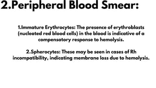 Erythroblastosis fetalis presentation explained bestt | PDF
