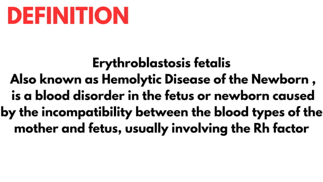 Erythroblastosis fetalis presentation explained bestt | PDF | Pregnancy ...