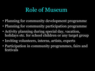 Definition, Aims and Scope of Museums | PDF