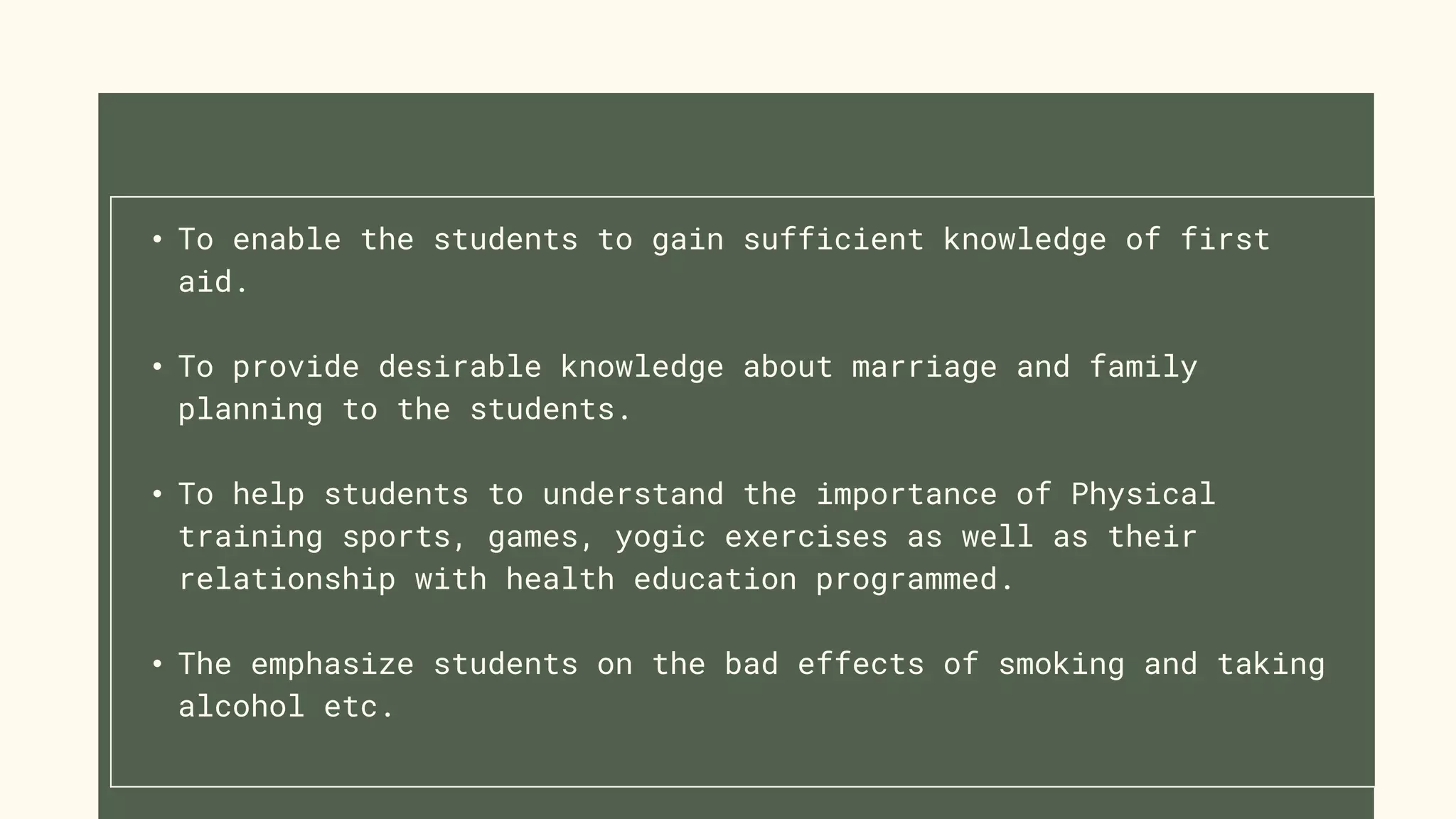 Definition, Aims, Objectives and Importance of Health Education.pptx