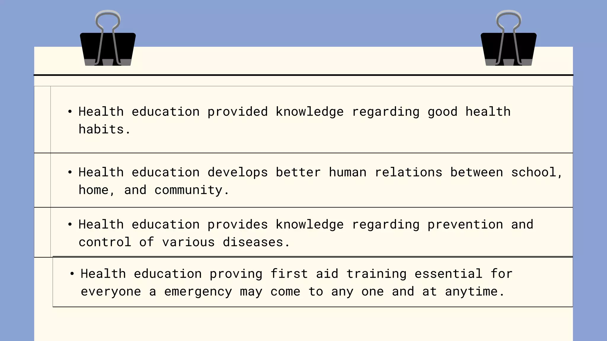 Definition, Aims, Objectives and Importance of Health Education.pptx