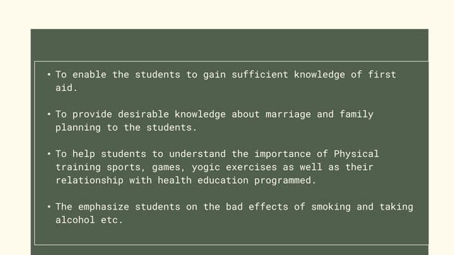 Definition, Aims, Objectives and Importance of Health Education.pptx ...