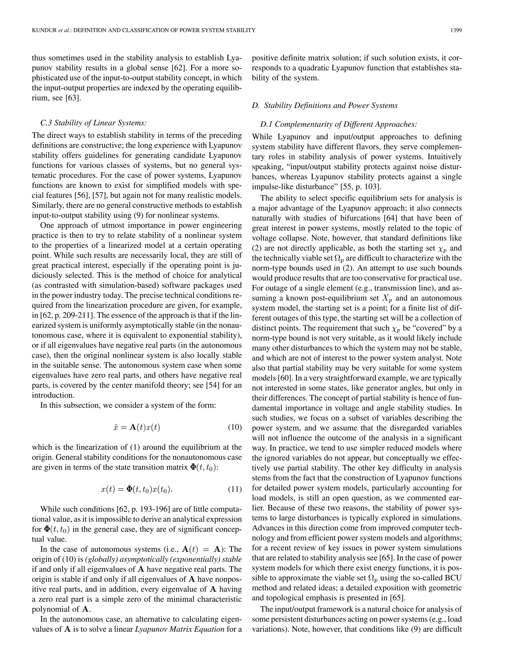 Definition and classification of power system stability | PDF