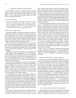 Definition and classification of power system stability | PDF