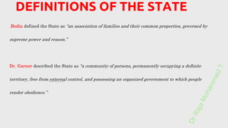 Definition and Essential Features of a State | PDF