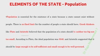 Definition and Essential Features of a State | PDF