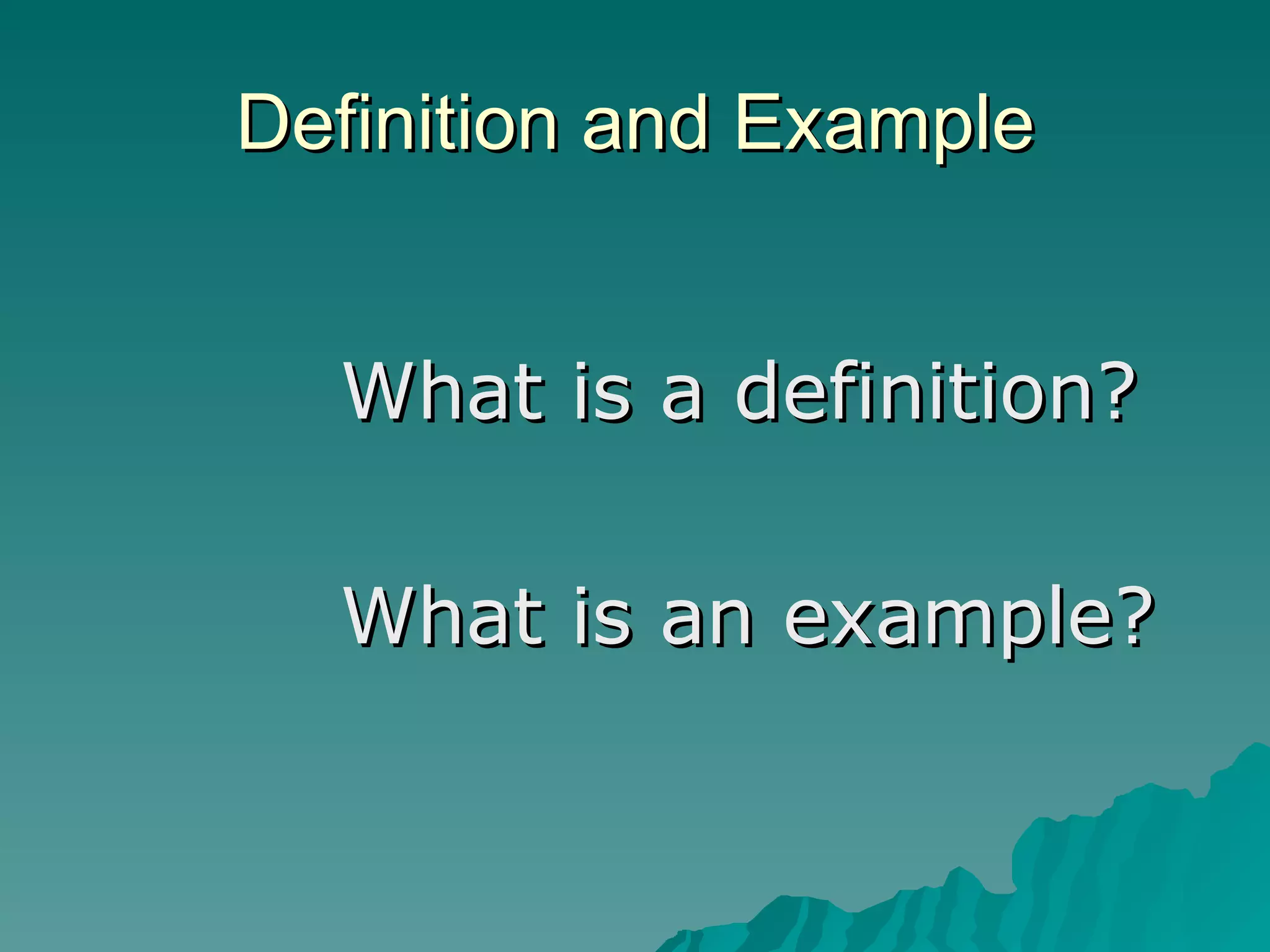 Definition And Example 1 | PPT