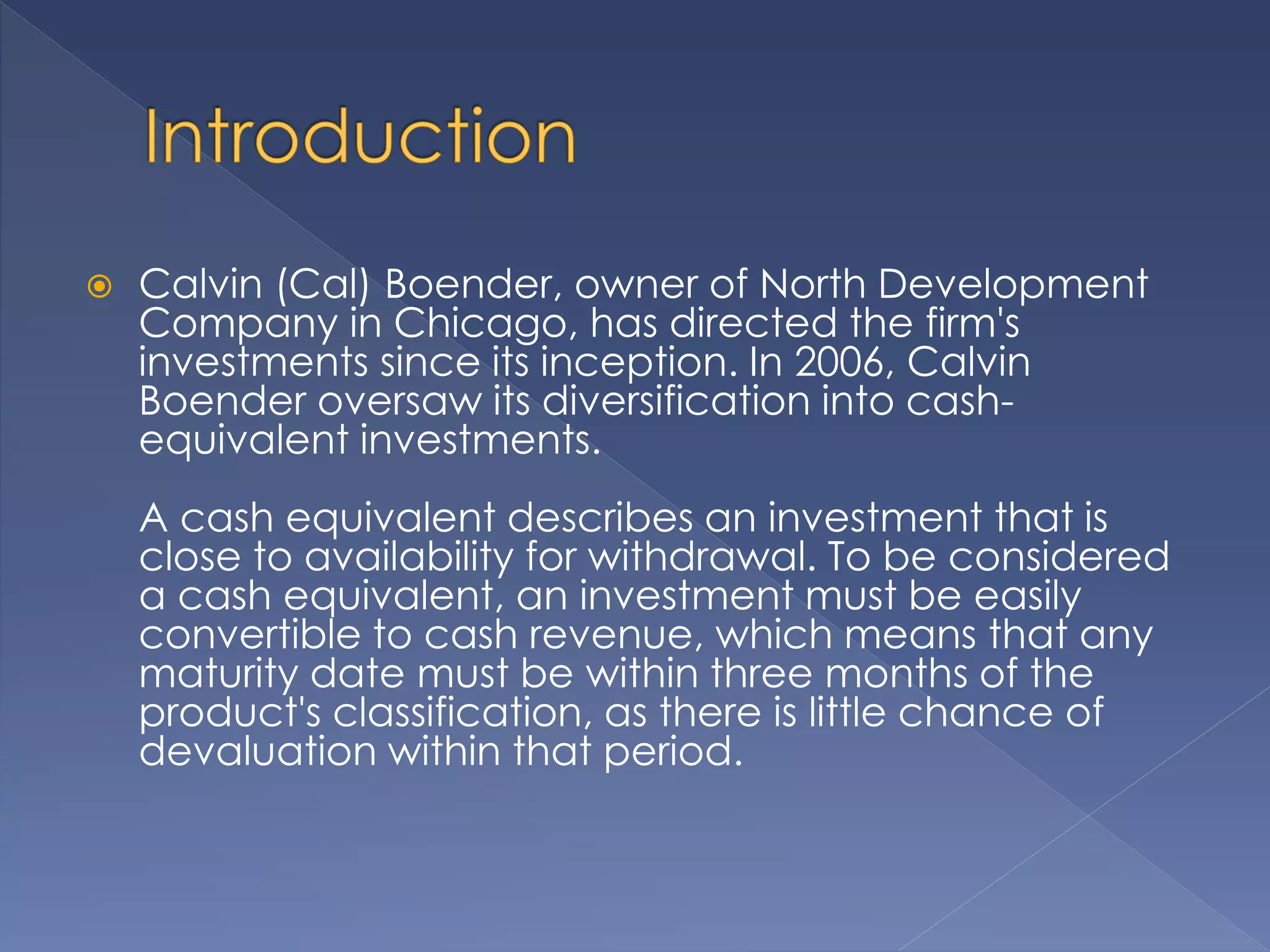 Definition and Examples of Cash Equivalents | PPTX