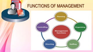 Definition and function of management | PPTX