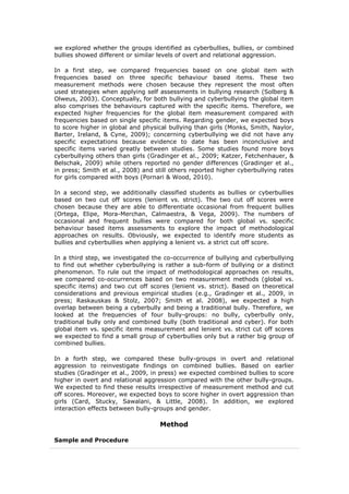 Definition and measurement of cyberbullying | DOCX