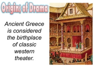 Definition and origins of drama | PPTX