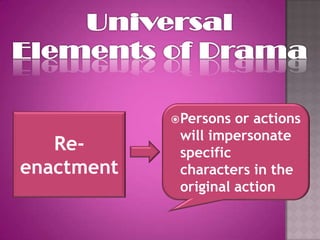 Definition and origins of drama | PPTX