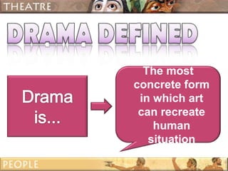 Definition and origins of drama | PPTX