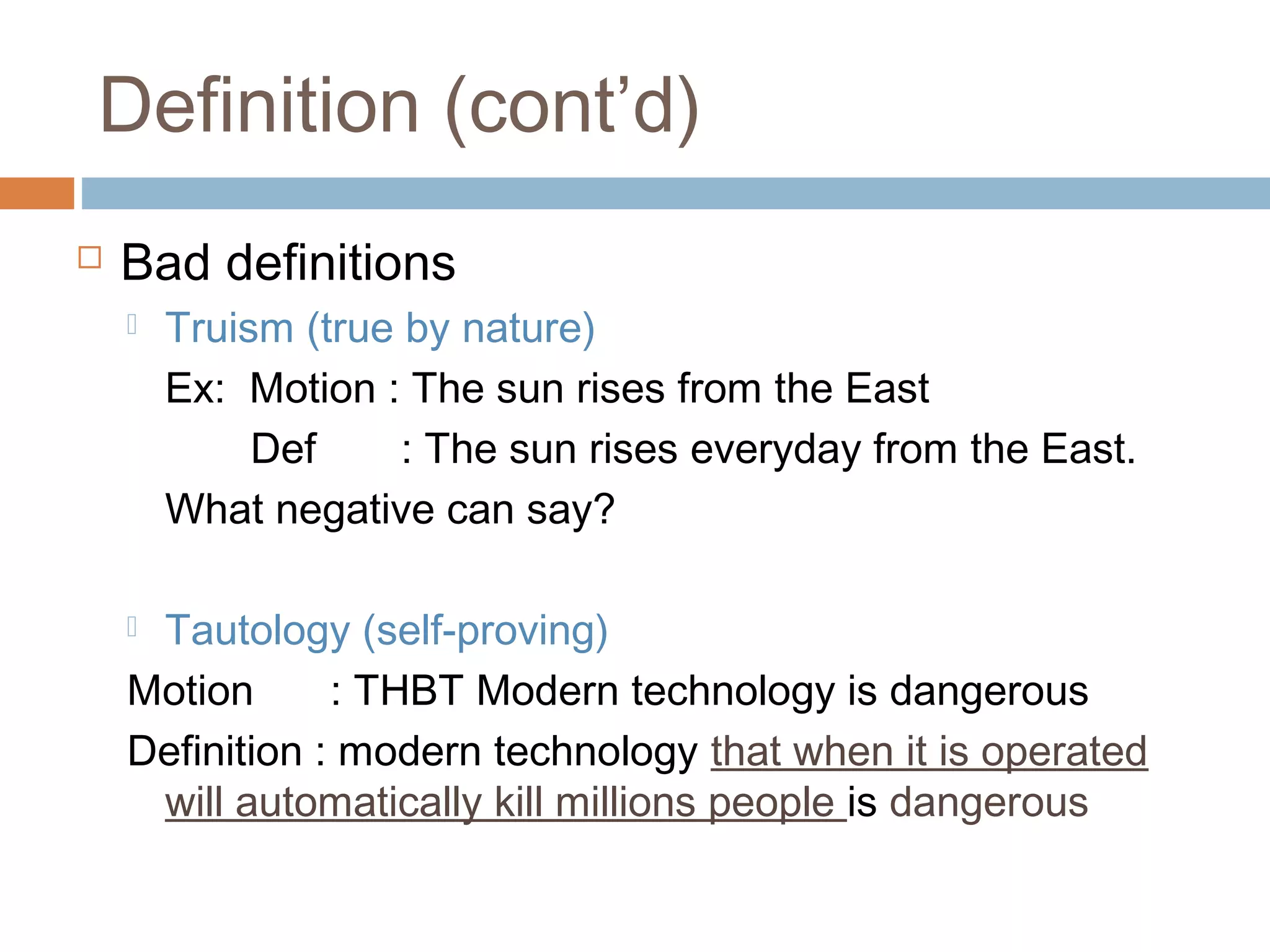 Definition and parameter | PPT