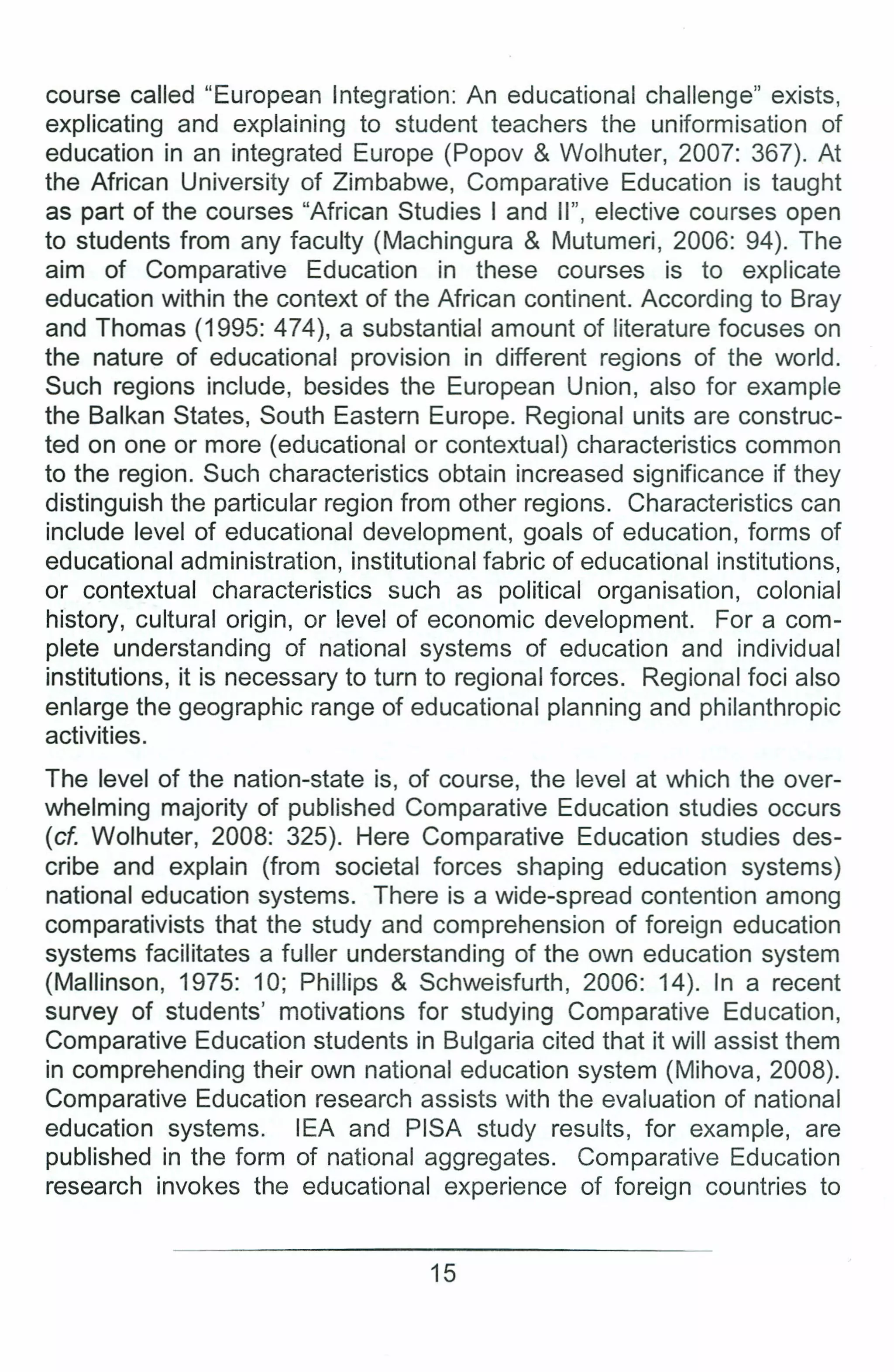 Definition and purpose of comparative education. | PDF
