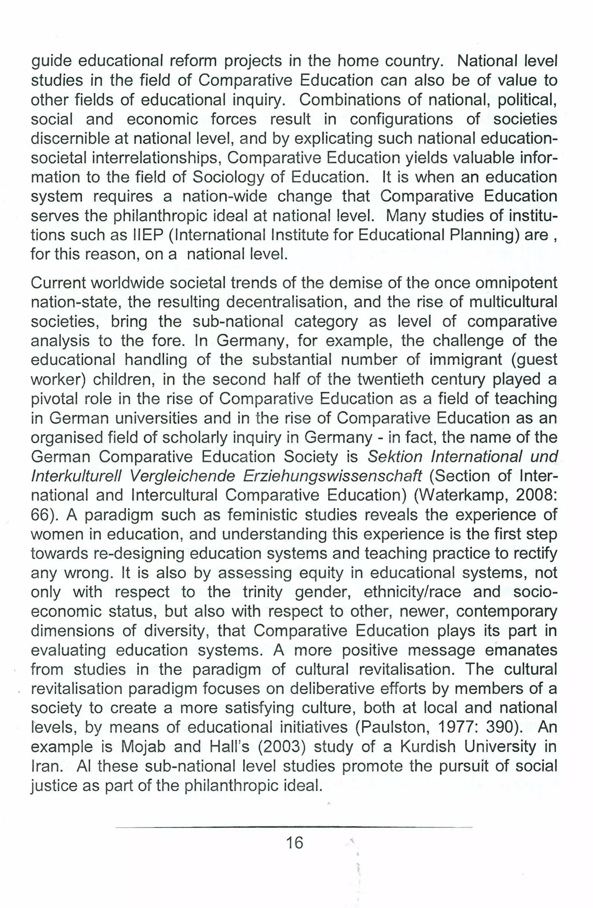 Definition and purpose of comparative education. | PDF