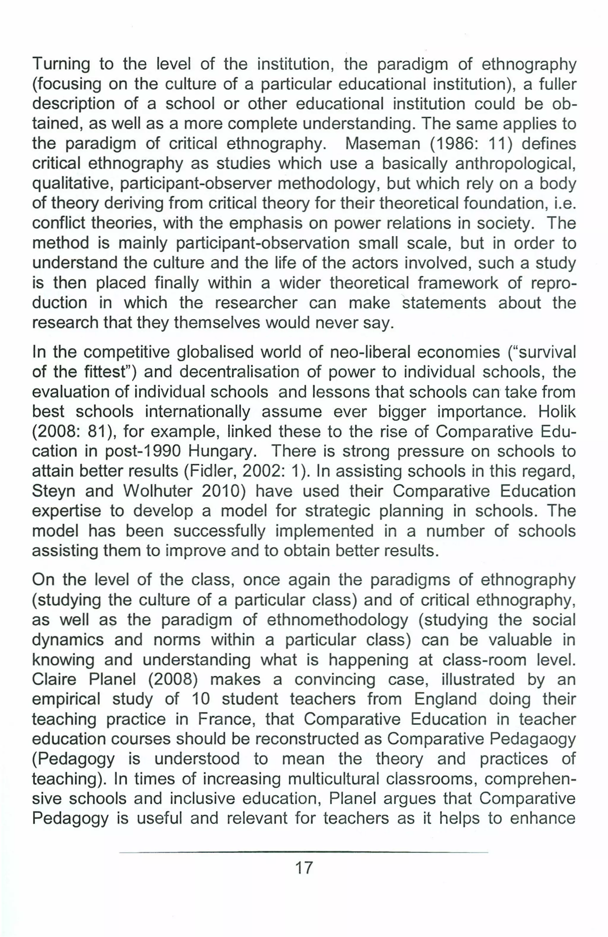 Definition and purpose of comparative education. | PDF