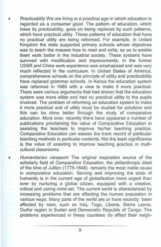 Definition and purpose of comparative education. | PDF