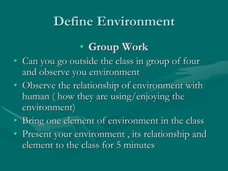 Definition and scope of environmental education | PPTX