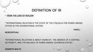 Definition and scope of international relations [Autosaved].pptx