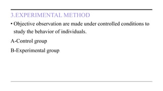 Definition and scope of psychology | PPTX