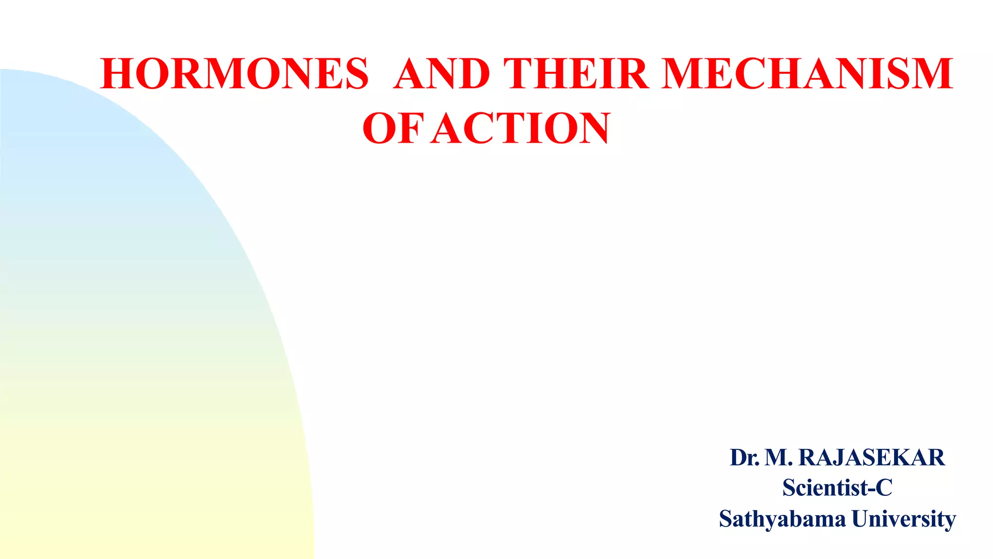 Definition and types of hormones | PPT