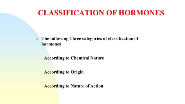 Definition and types of hormones | PPT