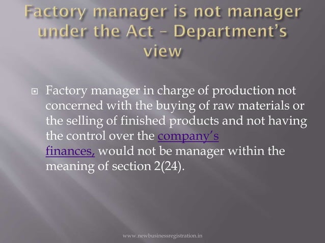 Definition and types of manager | PPT