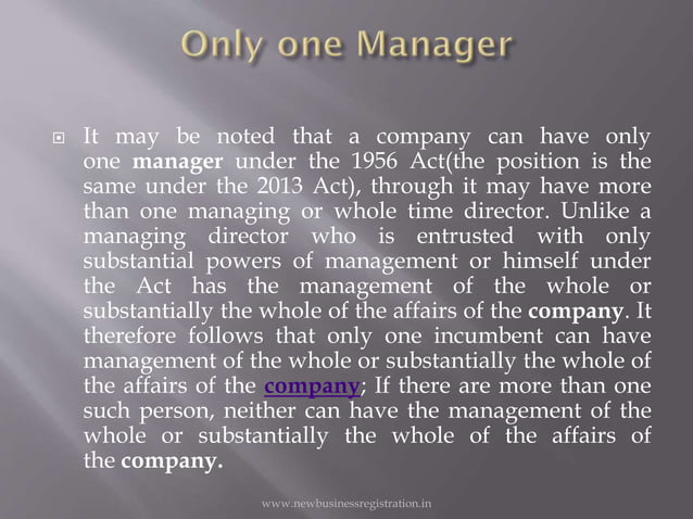 Definition and types of manager | PPT