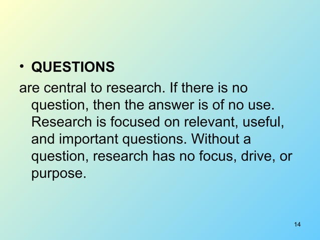 Definition and types of research ppt | PPT