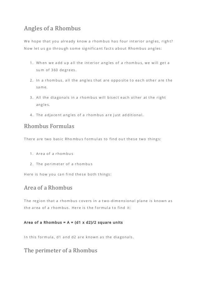 Definition Angles Formulas and Properties of a Rhombus.pdf