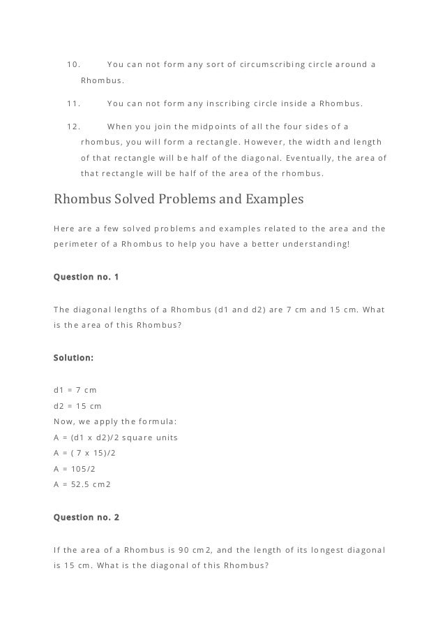 Definition Angles Formulas and Properties of a Rhombus.pdf