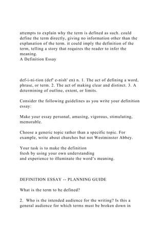 Definition Argumenthttpswww.youtube.comwatchv=bQAeaYZ1WSw.docx