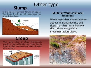 Definition, classification & types of landslide | PPTX