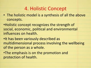 Definition & concept of health | PPTX