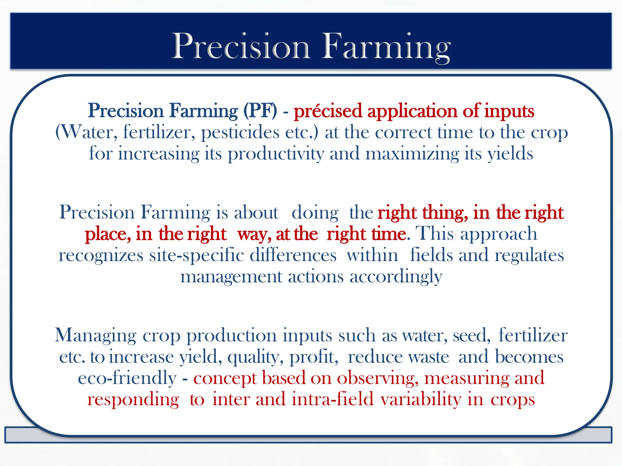 Definition, Concepts, Techniques and Issues of Precision Agriculture.pdf
