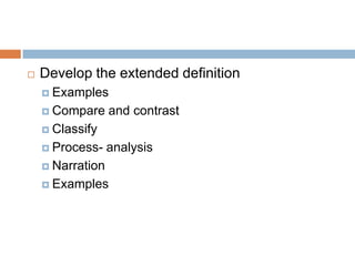 Definition essay | PPT