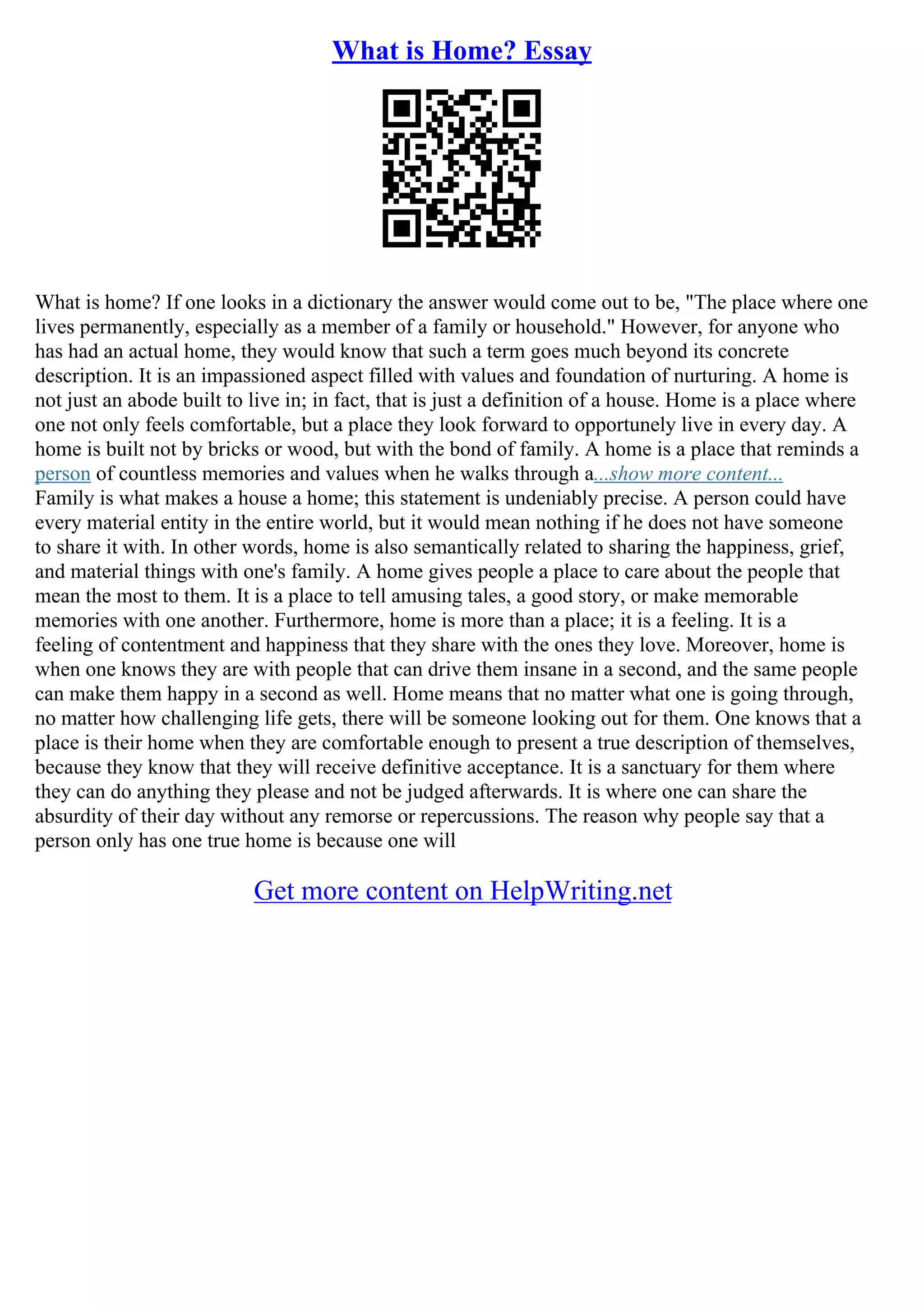 Definition Essay Example | PDF