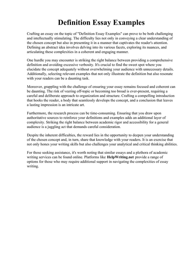 Definition Essay Examples.pdf | Hinduism | Religion & Spirituality