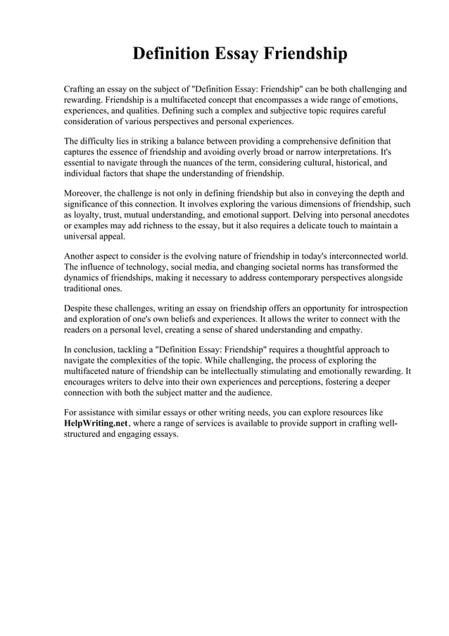 Definition Essay Friendship.pdf