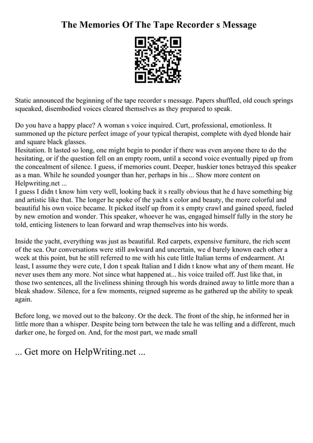 Definition Essay Outline Format | PDF