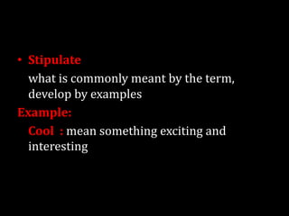 Definition Essay Writing | PPTX